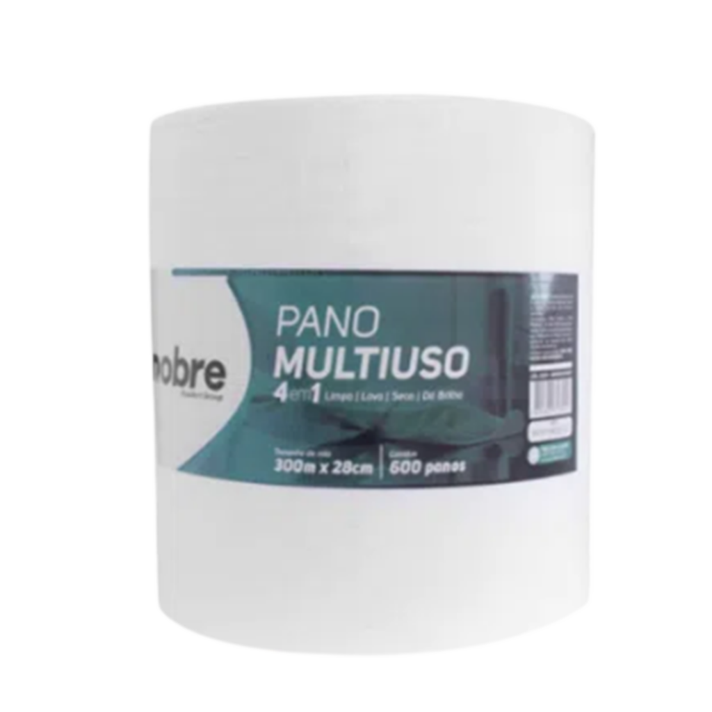 Pano Multiuso Branco 28cm x 300 metros - Melhoramentos Higiene