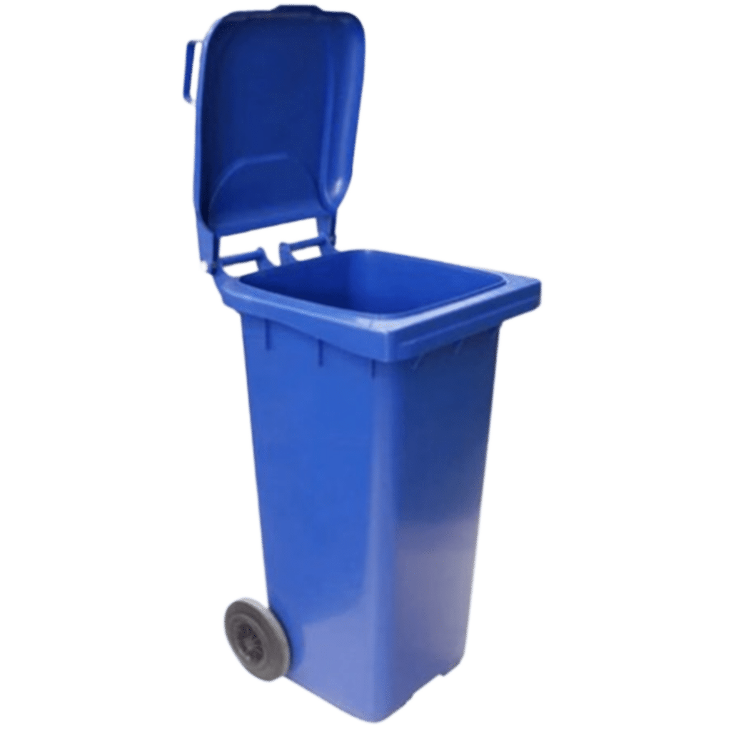 Contentor 120L Azul sem Pedal com Rodas 200mm - Bralimpia ...